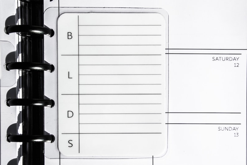 Happy Planner / Disc Planner - Mini Dashboards - Weekly, Daily, Lined ...