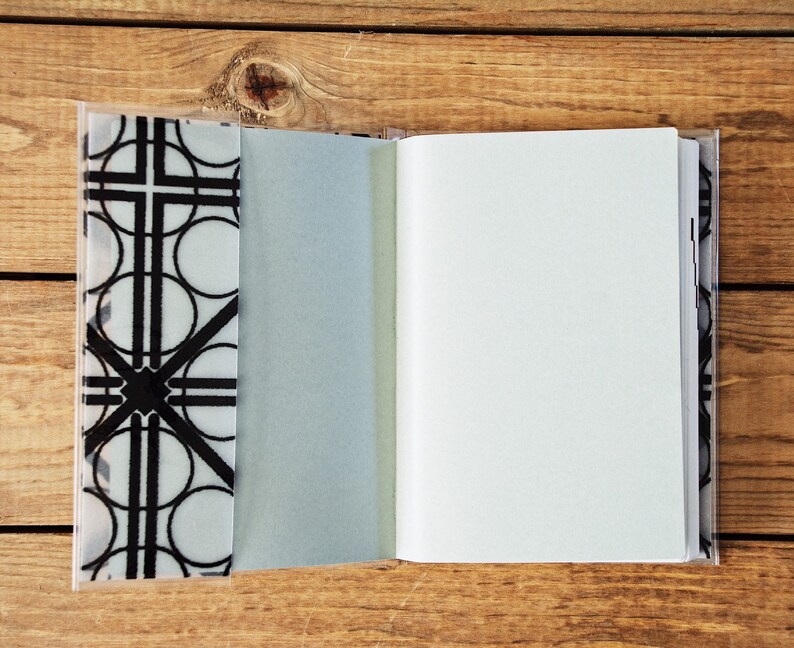 Laminated A5 B6 or A6 Notebook Bookcover for Use in a - Etsy