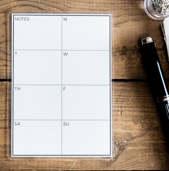 Functional Heavy Duty Pencil / Writing Board Weekly Layouts | Etsy