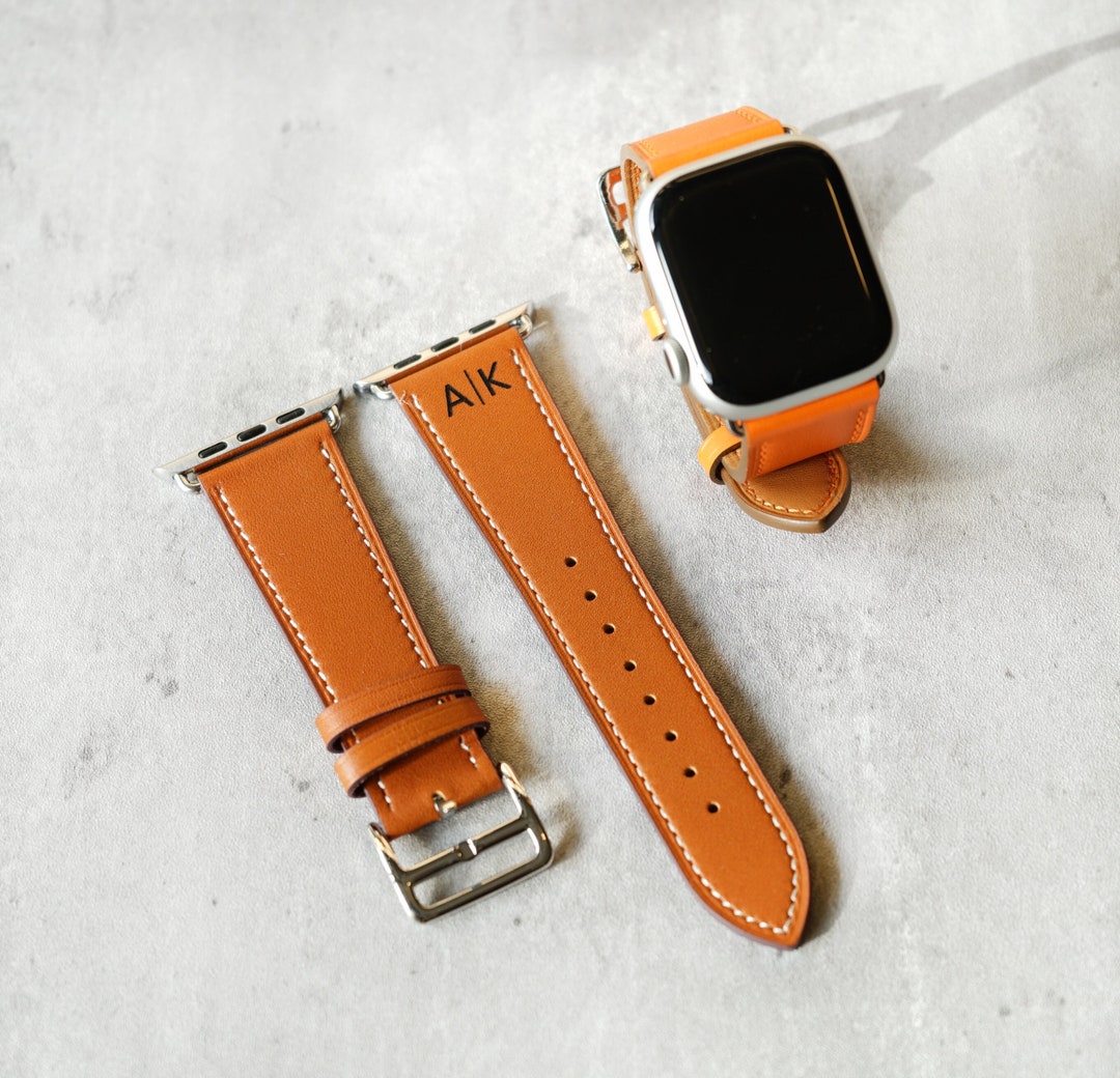 Custom Leather Watch Band, Apple Watch Strap, Iwatch Gift for Him ...