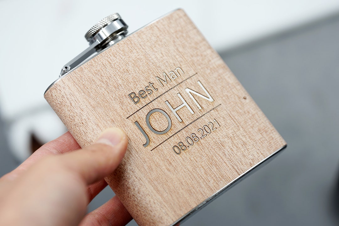 Best Man Flask, Gift Ideas Groomsmen, Wedding Gifts, Engraved Flask ...