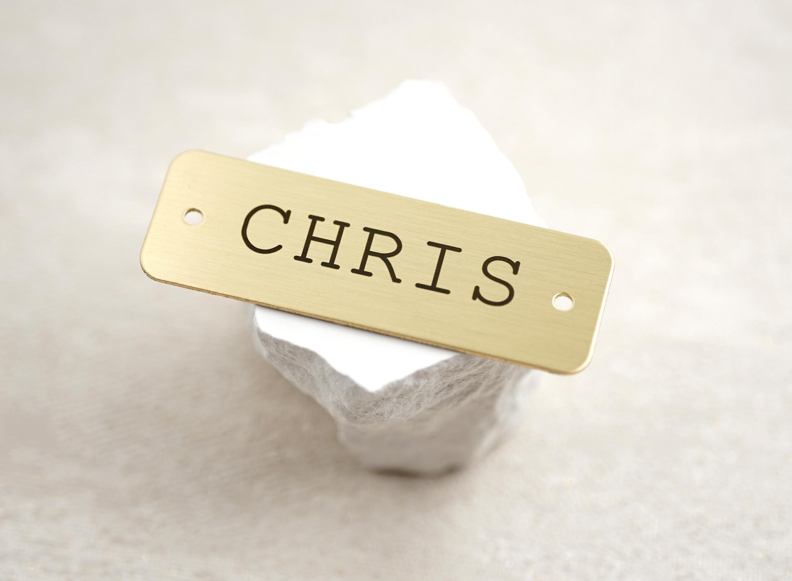 Custom Brass Plate, Personalized Name Monogram Plate, Real Brass Plate ...