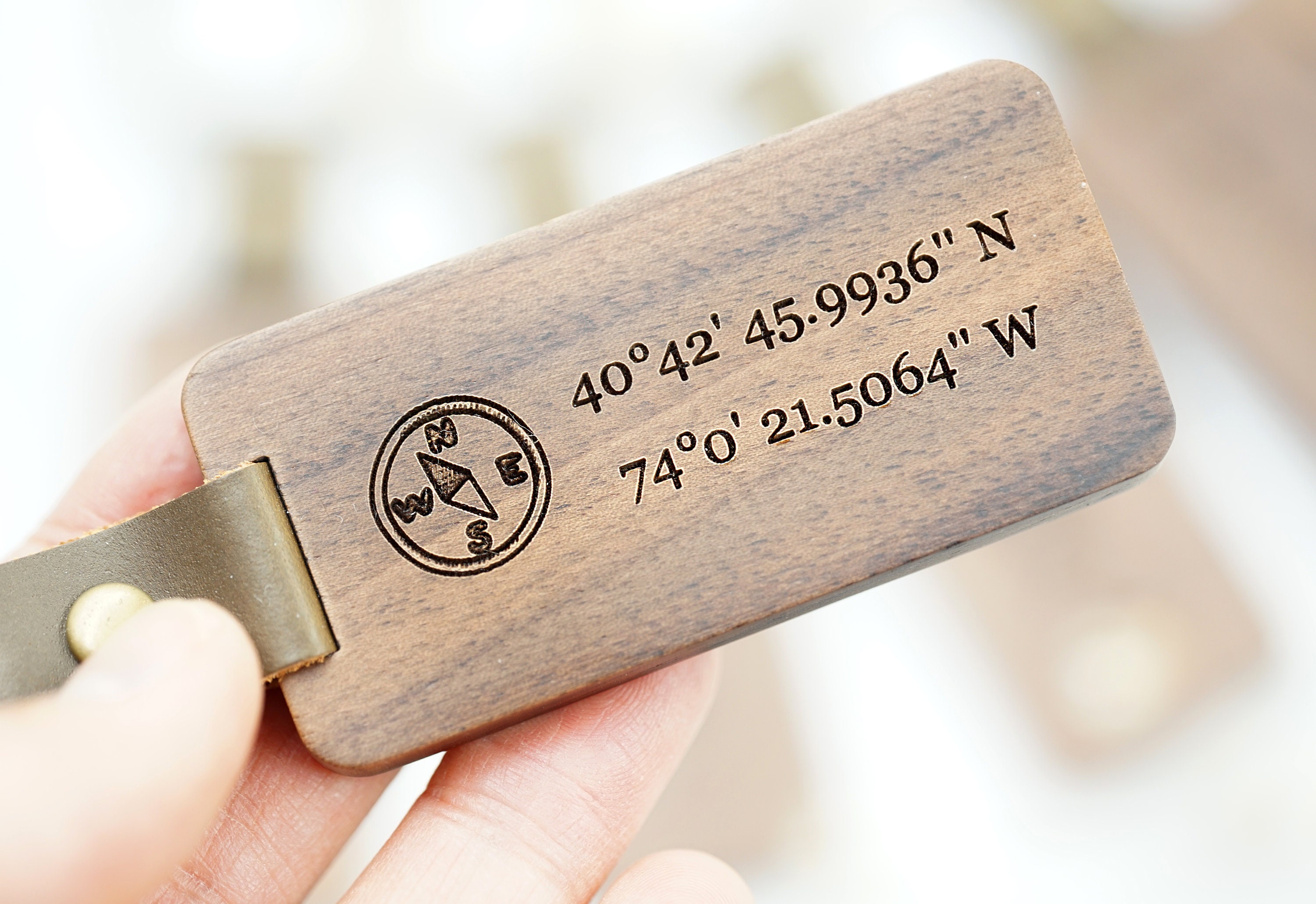 Custom Keychain Wooden Keychain Gift Anniversary Keychain | Etsy