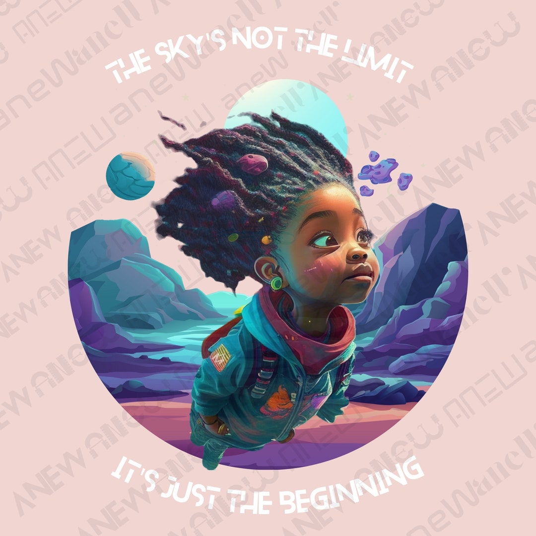 Astro Inspo Edition: "black Girl Magic - Not the Limit" - Etsy