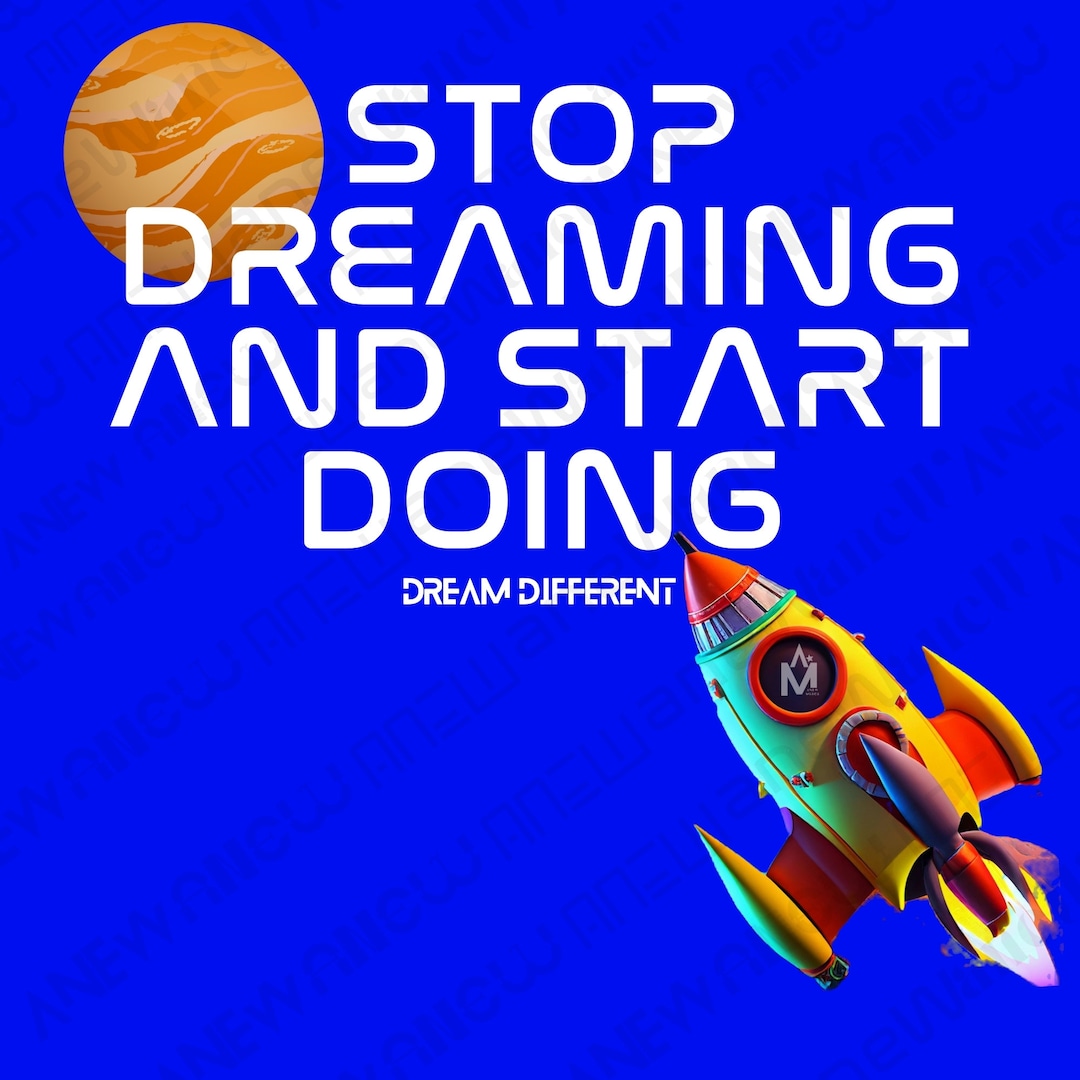 Astro Inspo Edition: stop Dreaming and Start Doing - Etsy