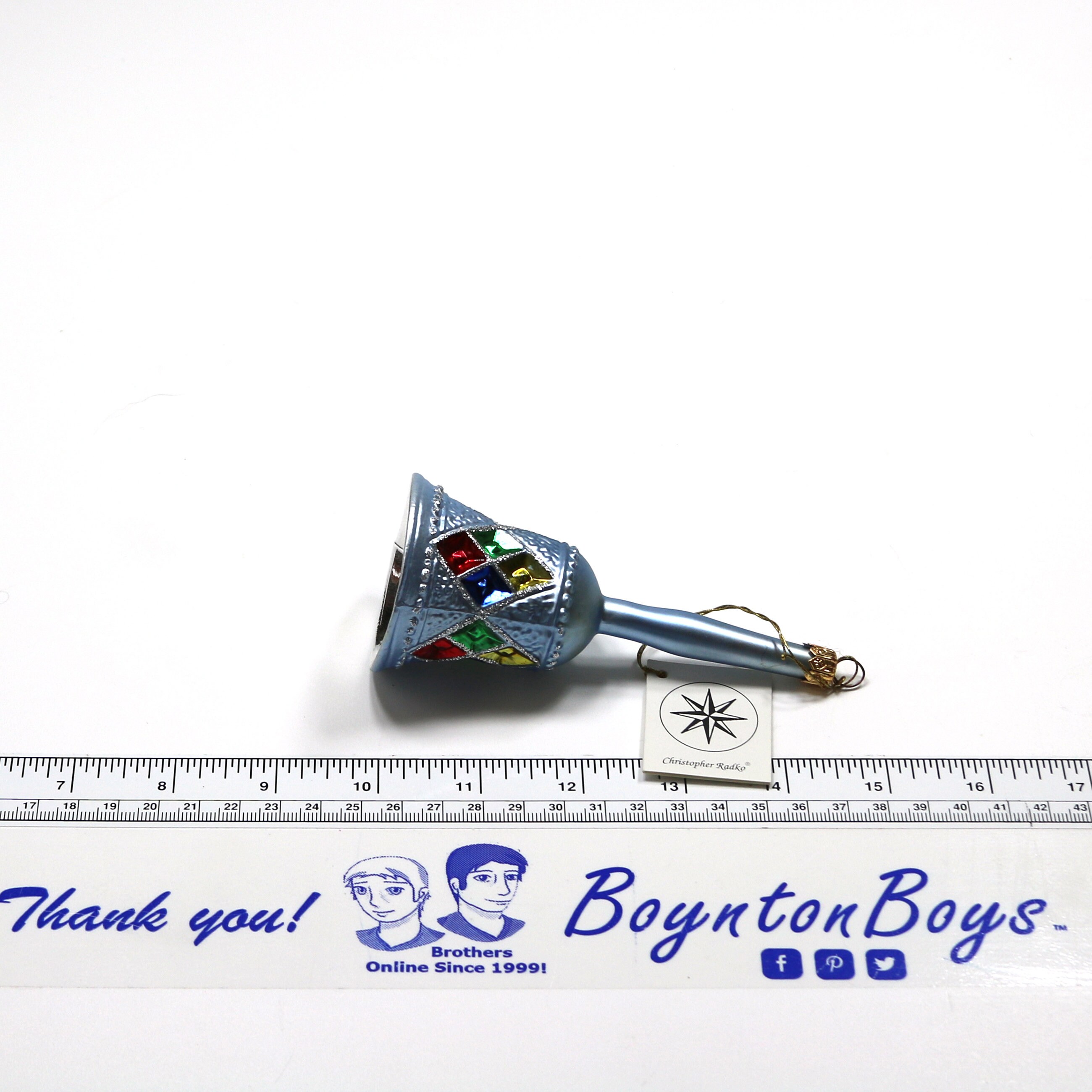 Christopher Radko Bell Helmut's Christmas Ornament Vintage Retired 95 ...