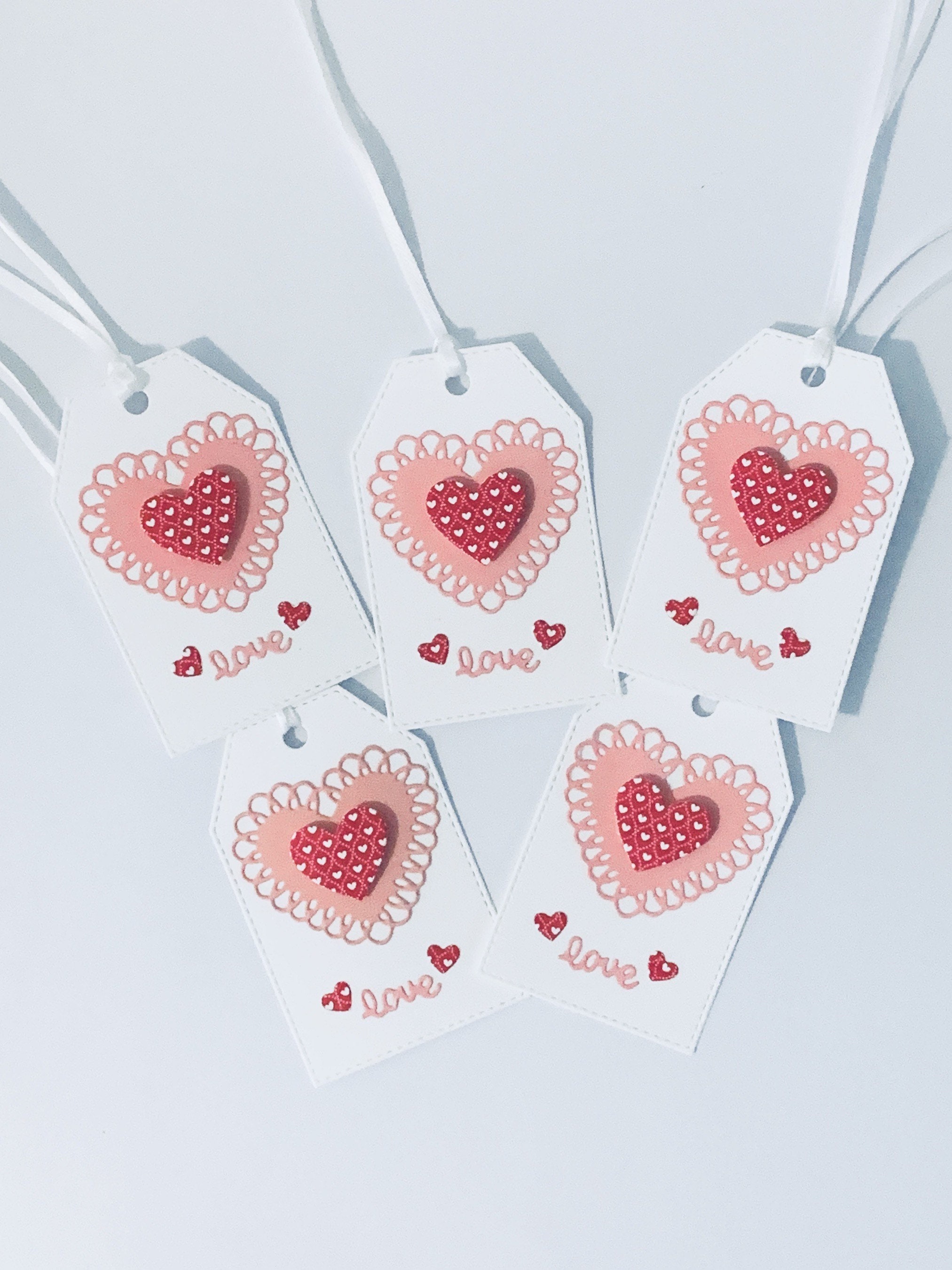 Valentines Gift Tags,handmade Valentines Gift Tags,gift Wrapping Tags ...