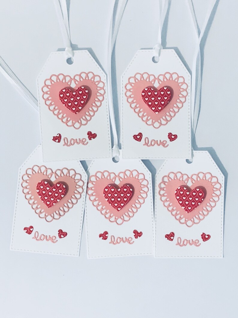 Valentines Gift Tags,handmade Valentines Gift Tags,gift Wrapping Tags ...