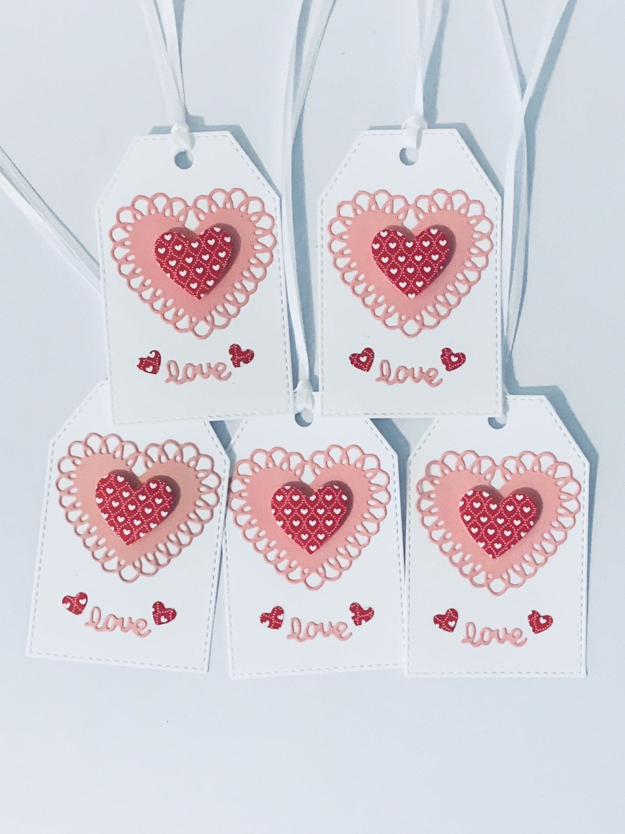 Valentines Gift Tags,handmade Valentines Gift Tags,gift Wrapping Tags ...