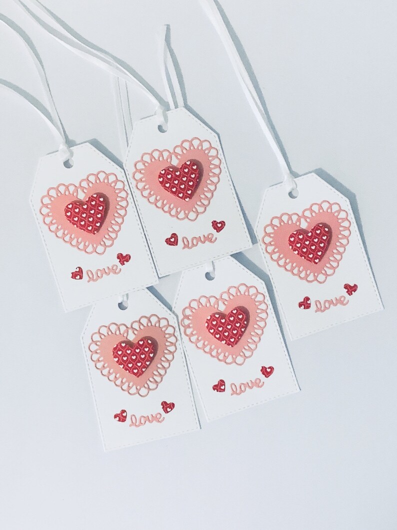 Valentines Gift Tags,handmade Valentines Gift Tags,gift Wrapping Tags ...