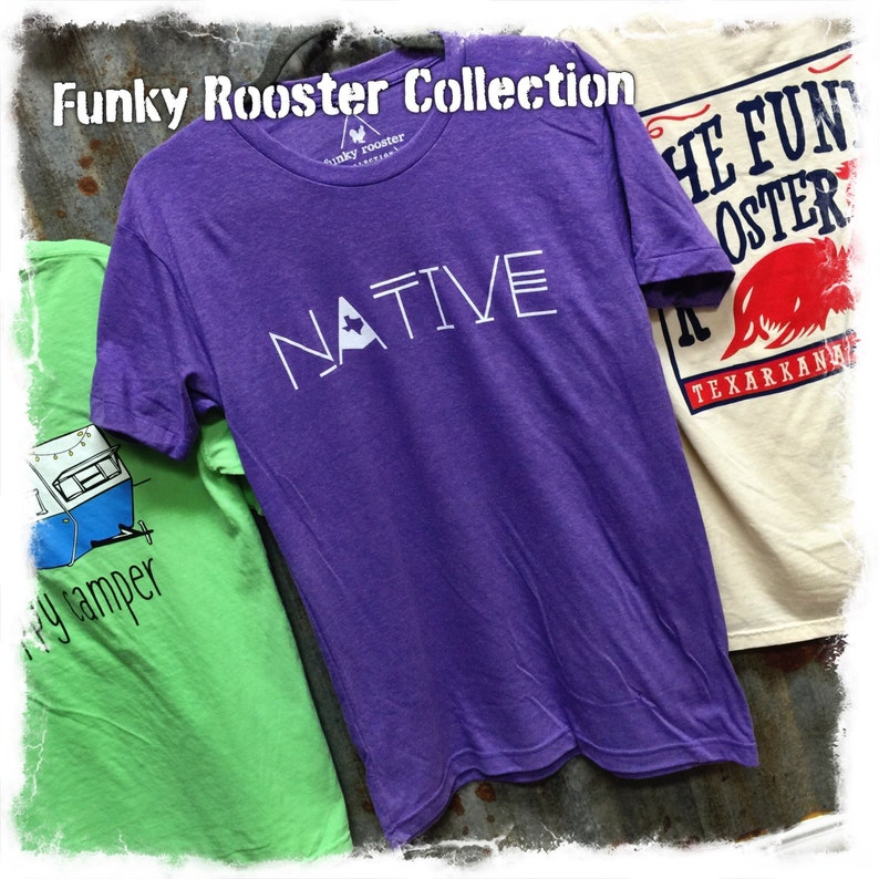 Funky Rooster Collection Native Tee | Etsy