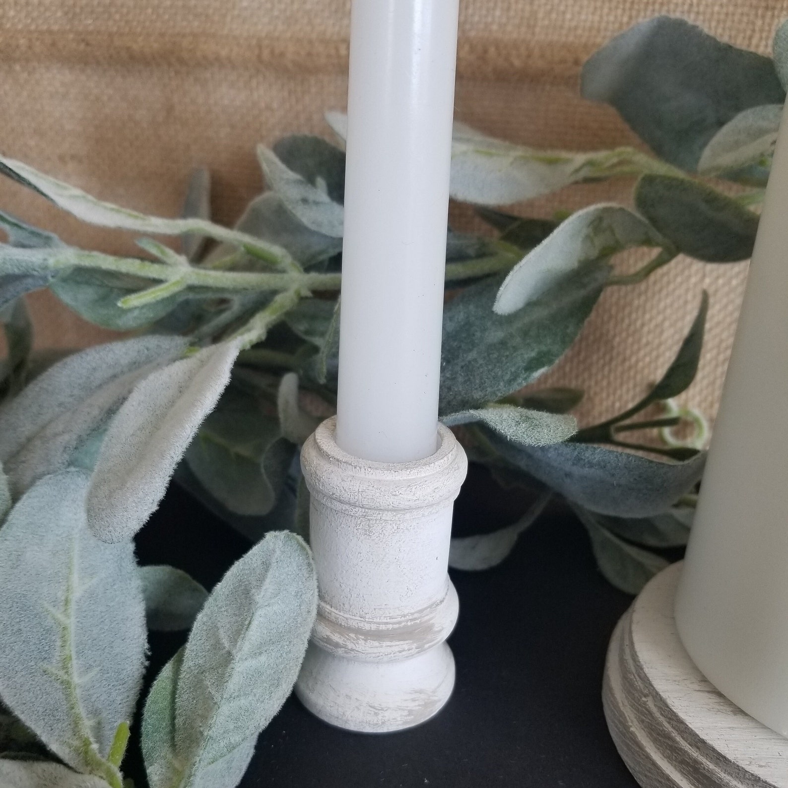 Distressed Wood White Unity Set for Wedding White Unity Set - Etsy