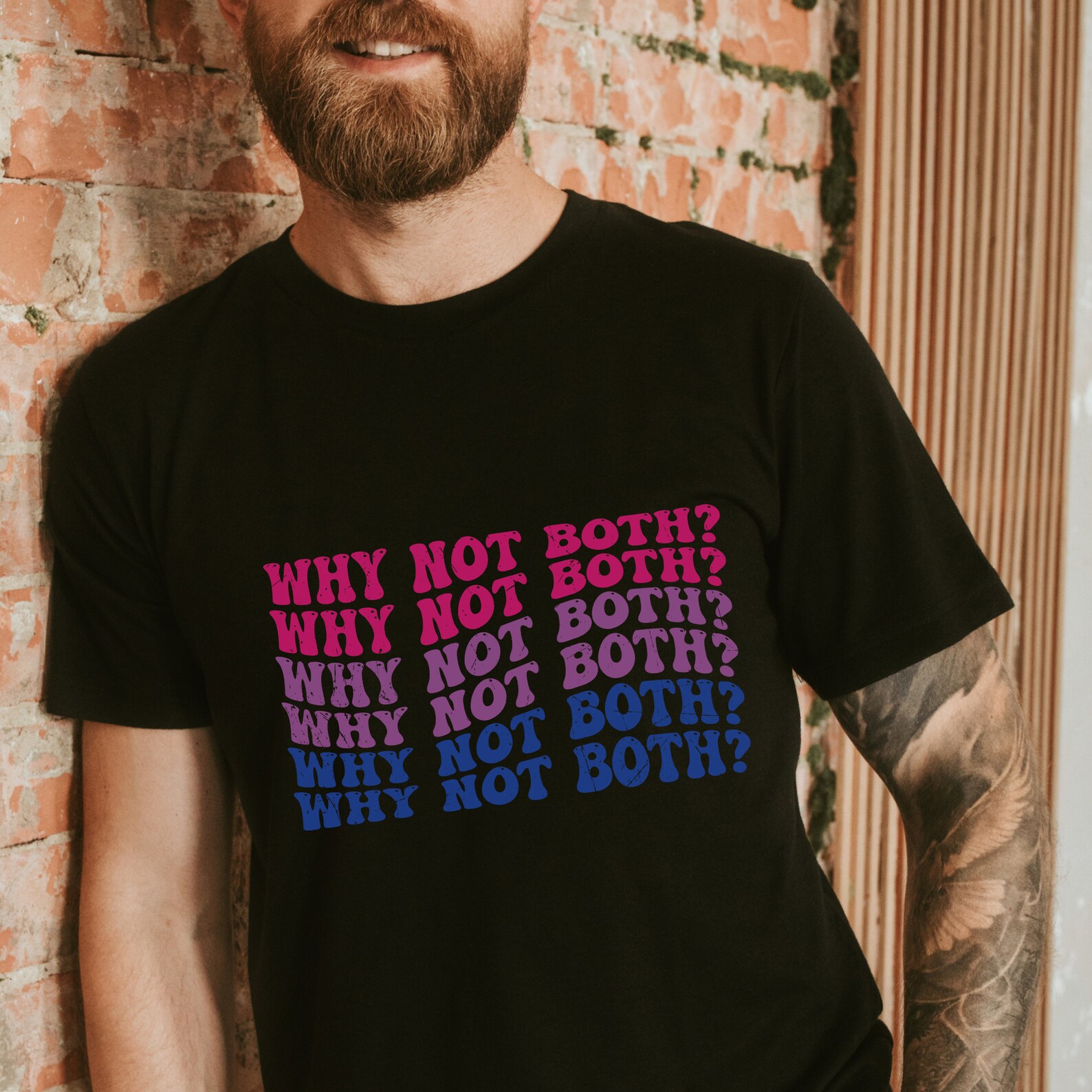 Bi Pride Shirt Subtle Bisexual Pride Shirt Discreet Queer - Etsy