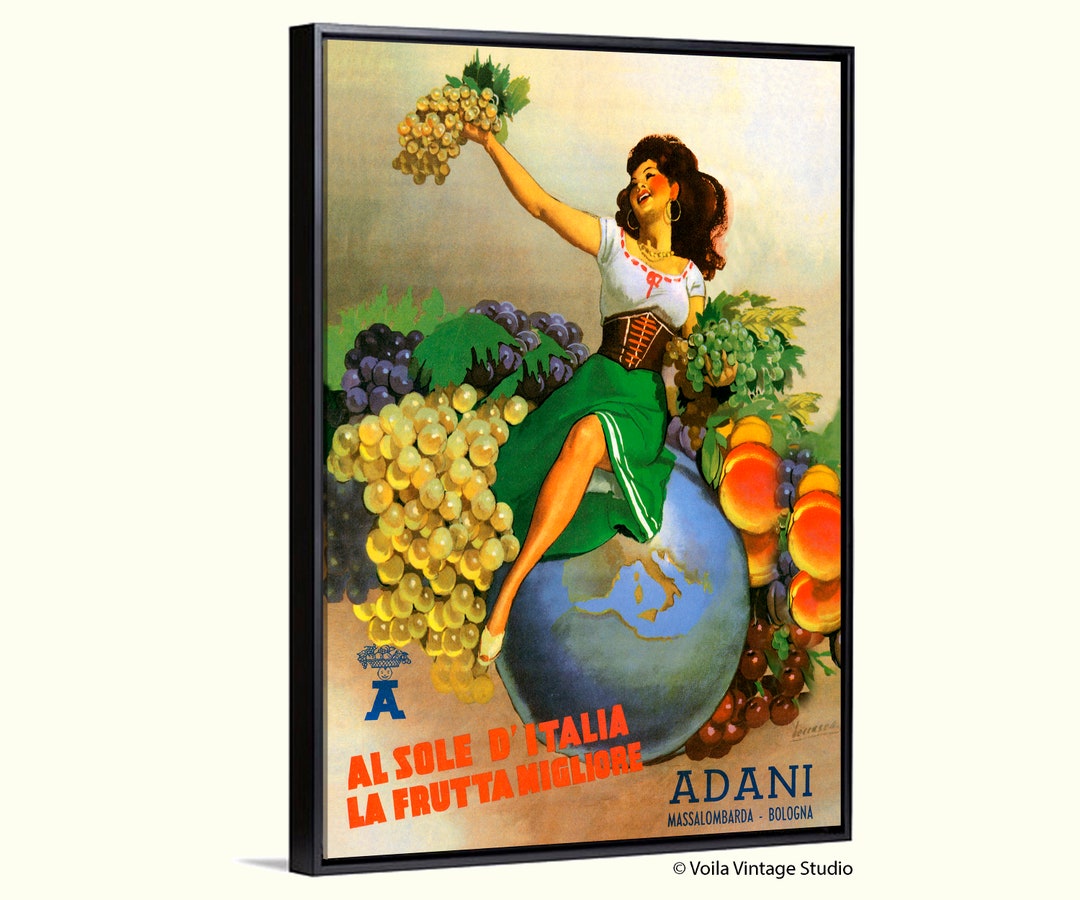 Italian Art Deco Vintage Advertising Giclee Canvas Poster by G ...