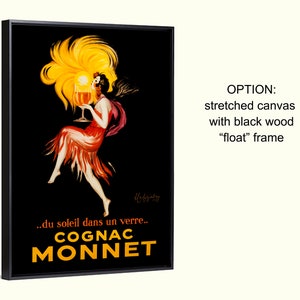 Vintage French Drink Advertising Poster Cognac Monnet by Cappiello ...