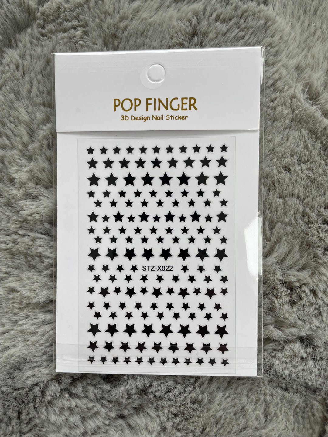 BLACK STAR Stickers for Nails | Nail Art | Nail Decals | Easy ...