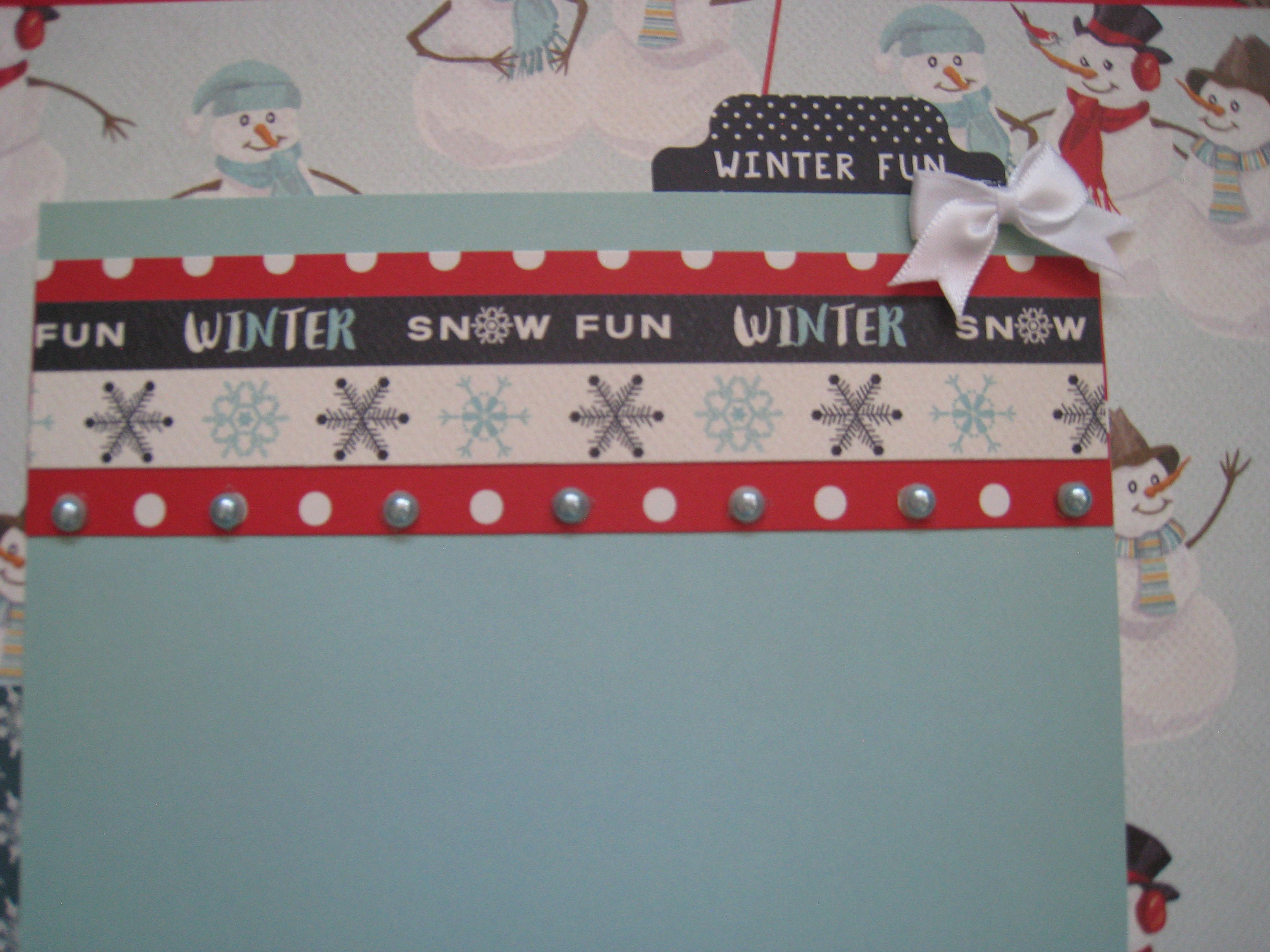 Winter 2-page Layout Carta Bella Winter Wonderland Double Page ...