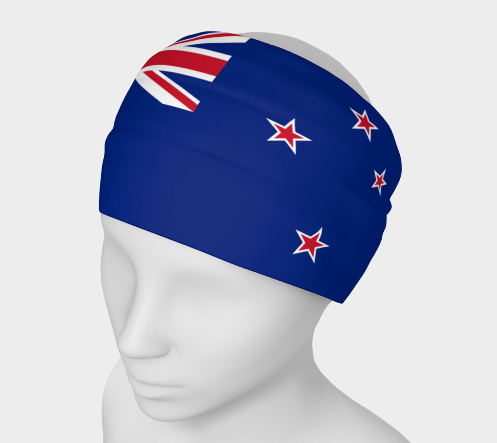 Flag of New Zealand Headband, Bandanna, Neck Scarf, Yoga Headband, Head ...