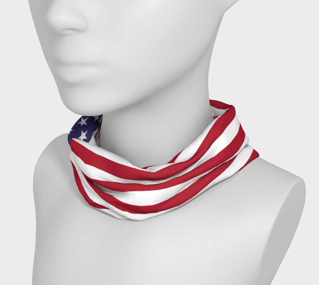 USA American Flag Headband, Bandana,head Bands,neck Scarf,yoga Headband ...