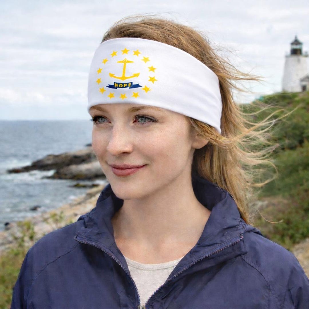 Rhode Island Flag Headband, Ocean State Pride Running and Yoga Head ...
