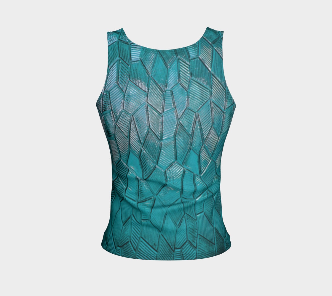 Turquoise Blue Tank Top Gift for Mom, for Her, Fashion Yoga Tanks ...