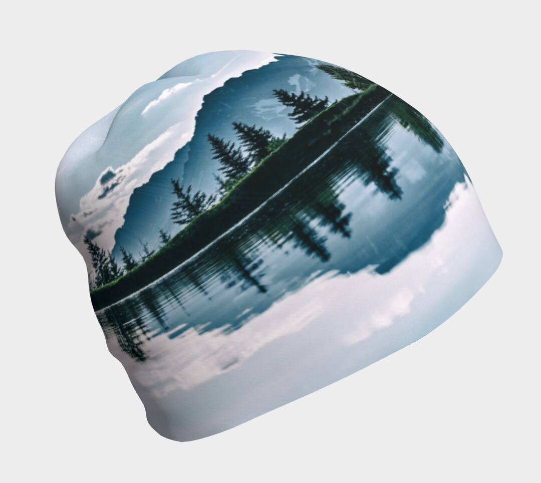 Mountain Peak Beanie Hat, Mens Beanie, Beanie Women, Lined Beanie ...