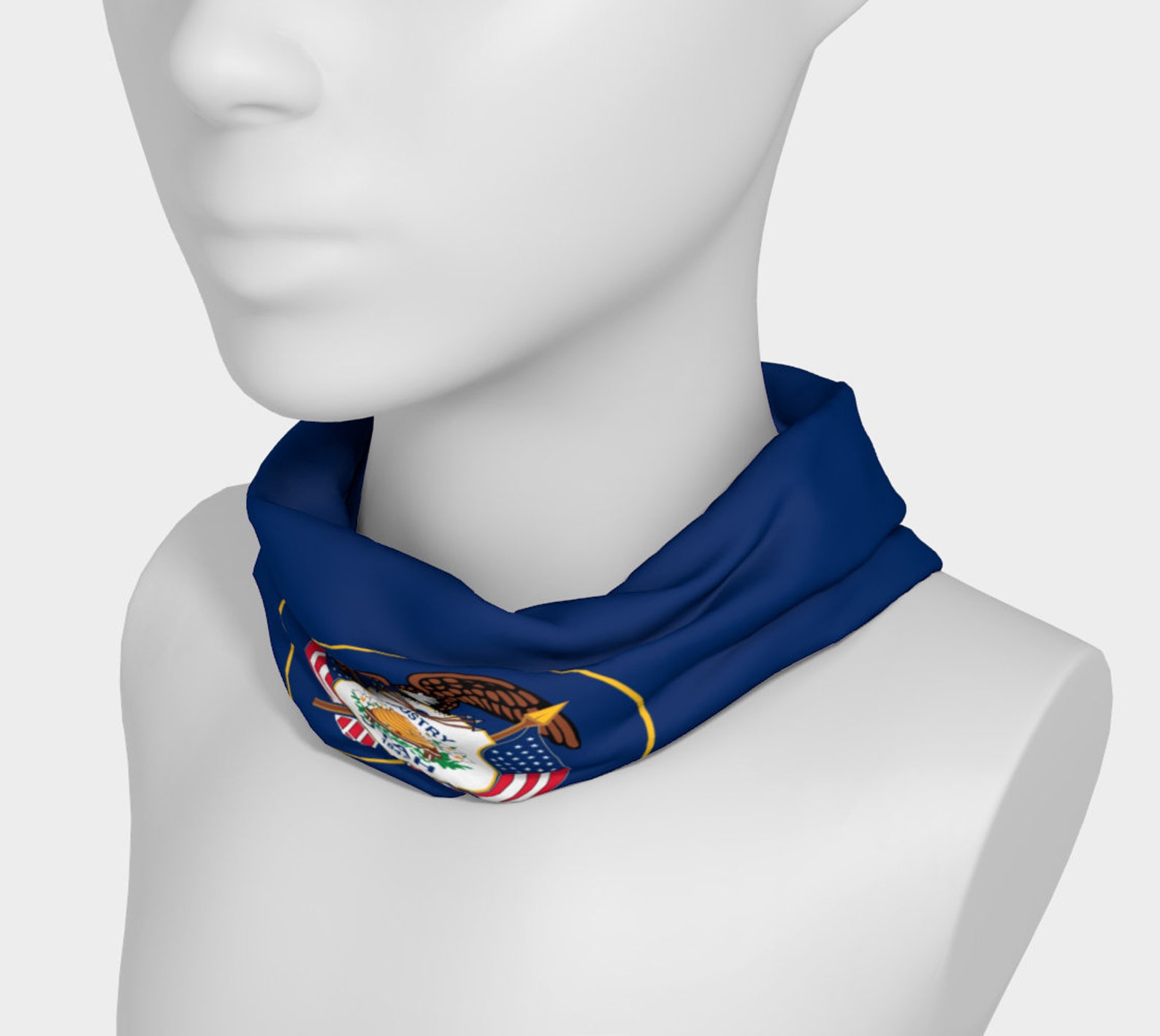 Flag of Utah Headband Bandana Head Bands Neck Scarf Yoga - Etsy
