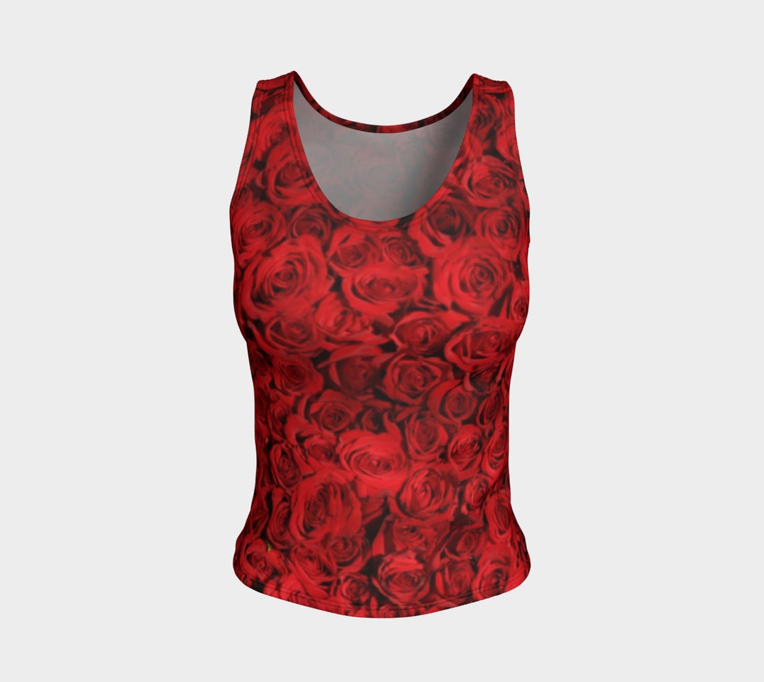 Gift Mom This Red Roses Tank Top for Women, Active Wear, Tank Top for ...