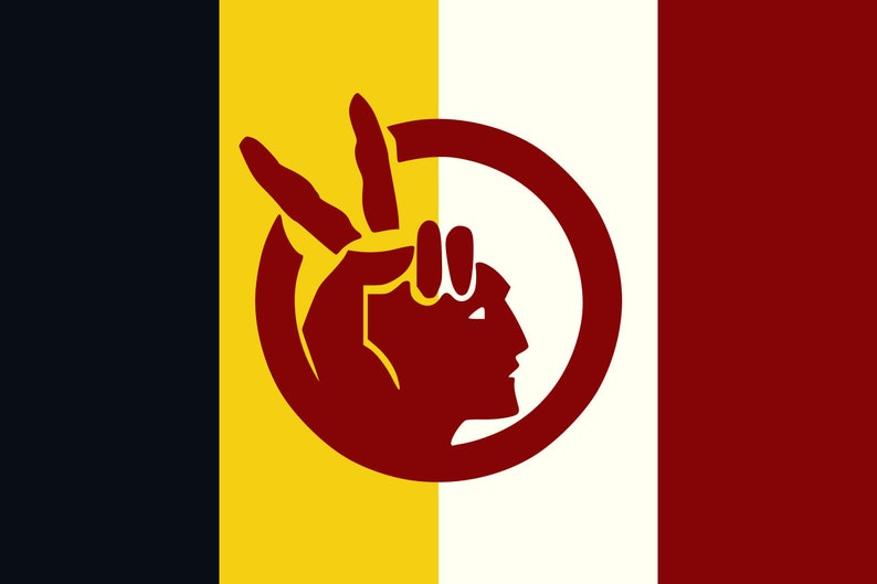 Native American Indian Movement Flag Headbandbandanahead - Etsy