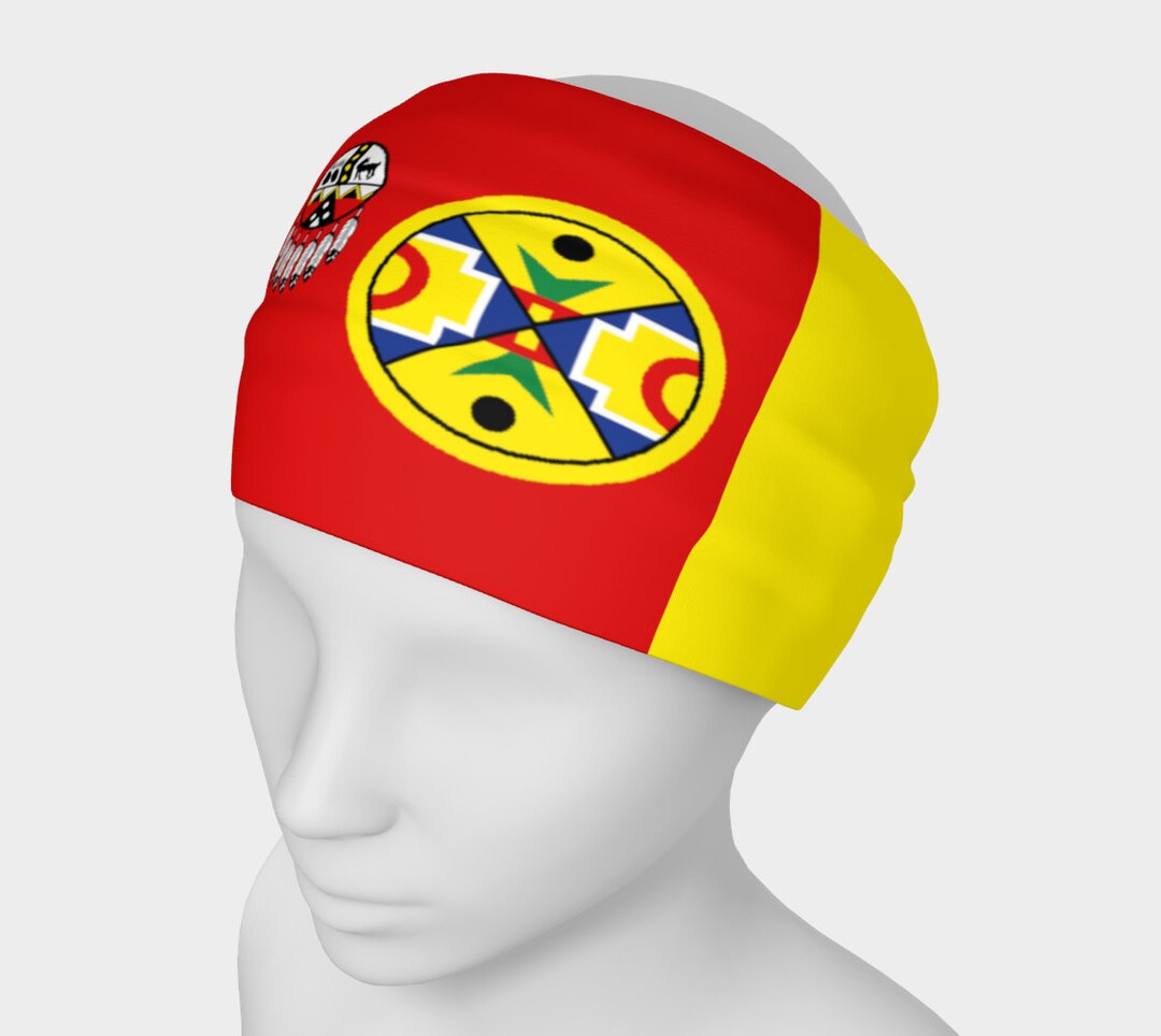 Flag of the Micmac Tribe of Aroostook Headband Bandanna Native - Etsy UK