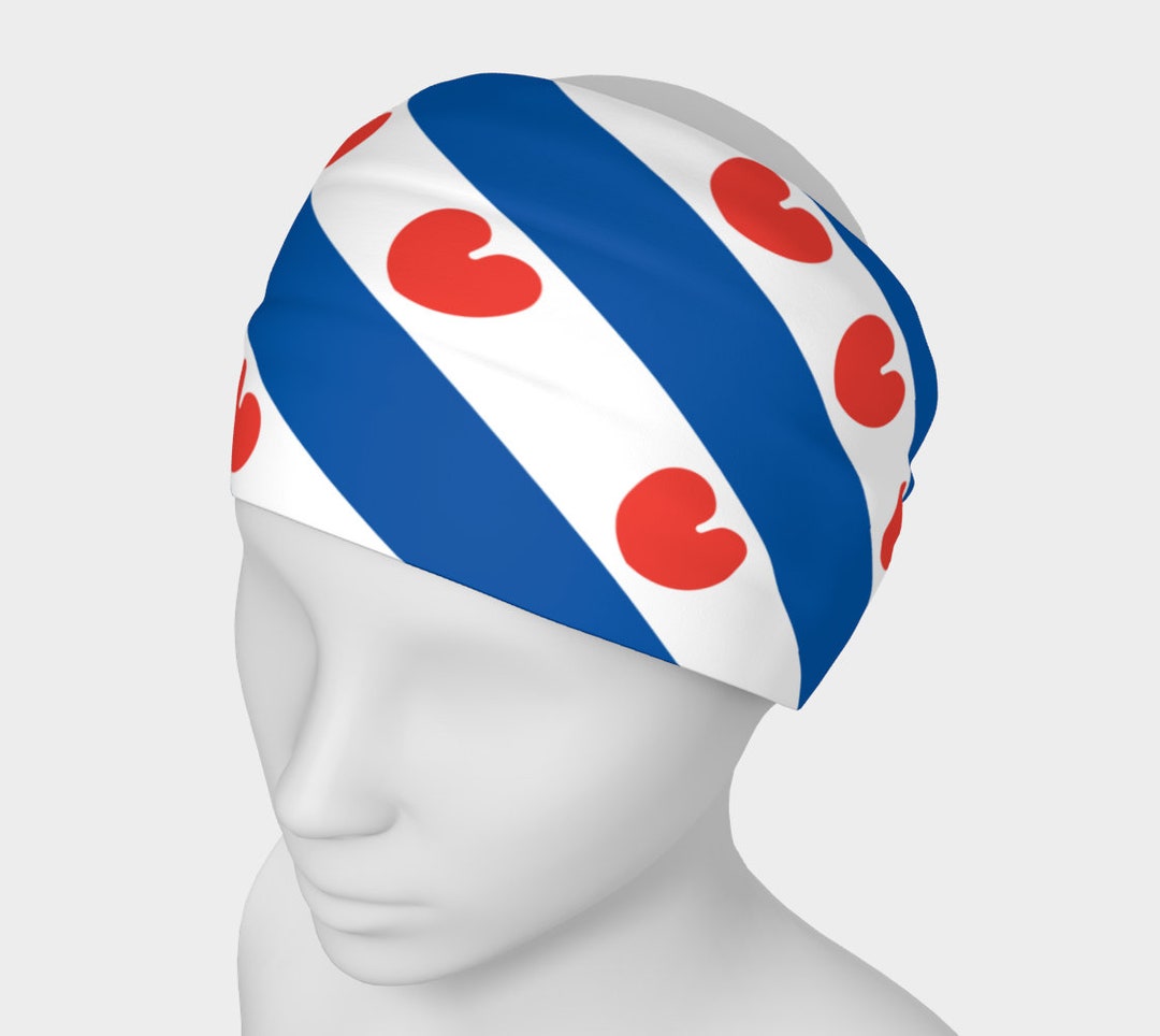Frisian Flag Headband: Friesland Province Bandanna Neck Scarf - Etsy