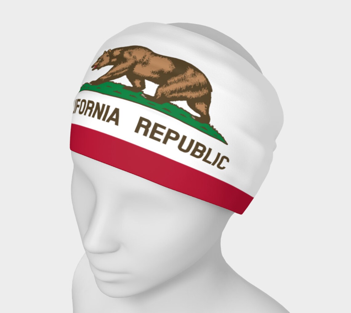Flag of California Headband Bandana Head Bandsneck Face - Etsy