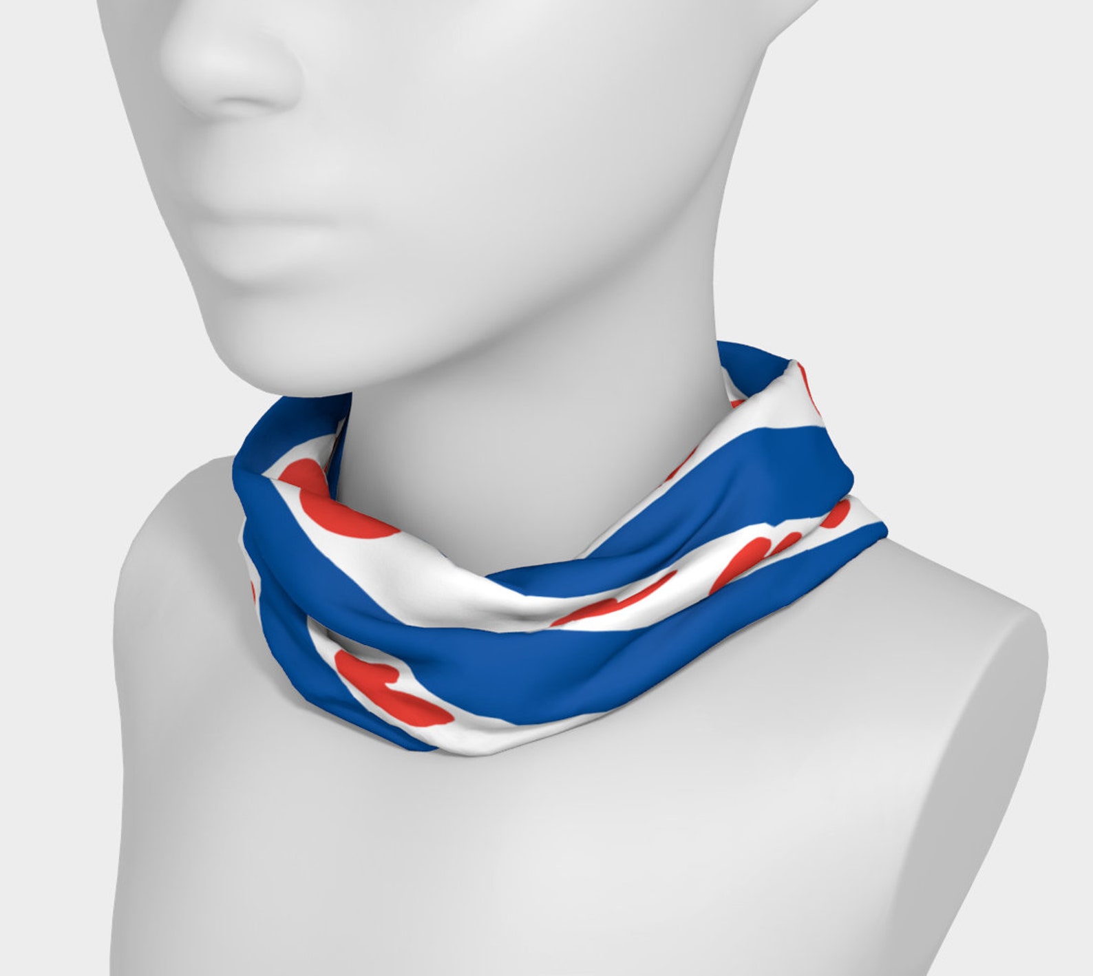 Frisian Flag Headband: Friesland Province Bandanna Neck Scarf - Etsy