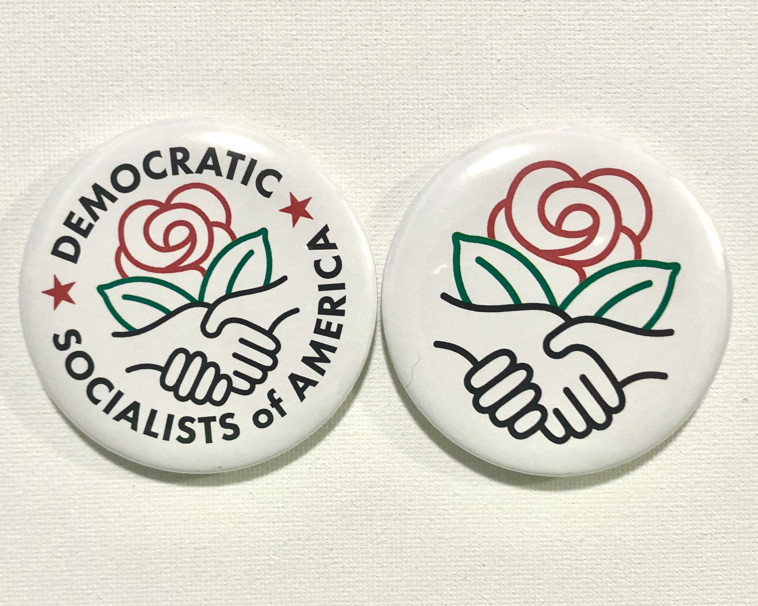 Democratic Socialists of America DSA Buttons - Etsy