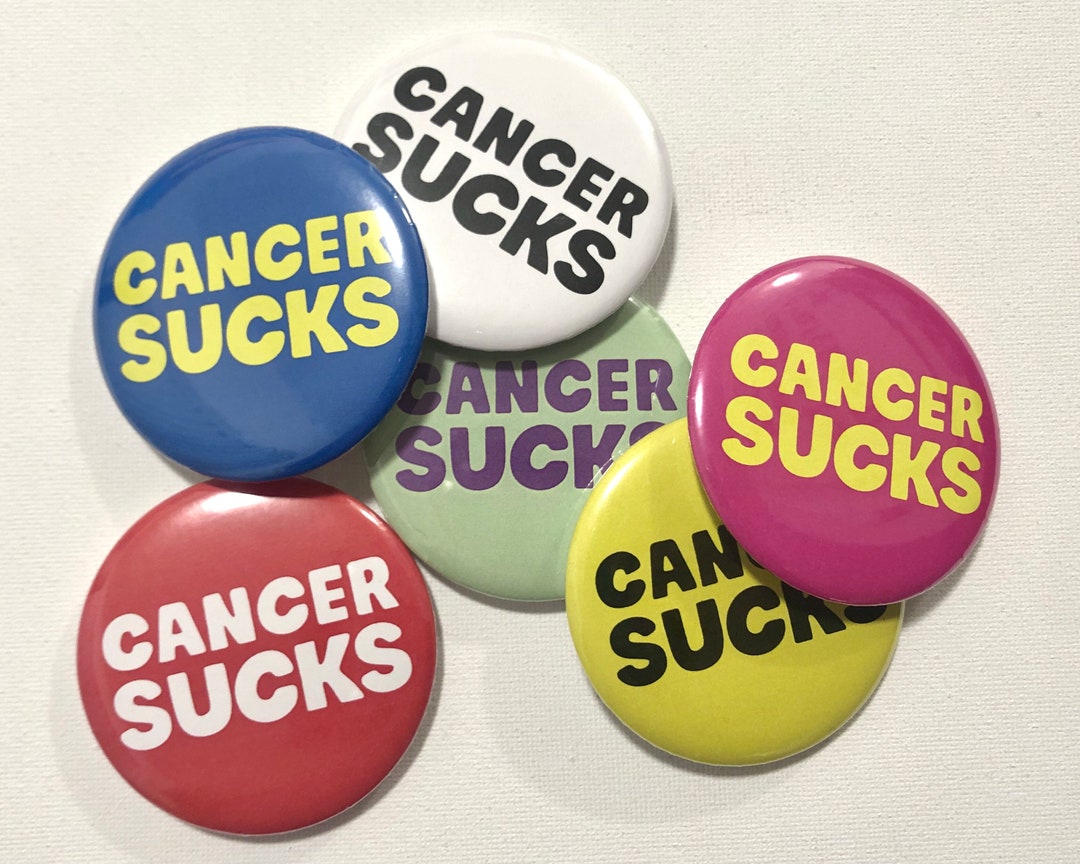 Cancer Sucks Buttons - Etsy