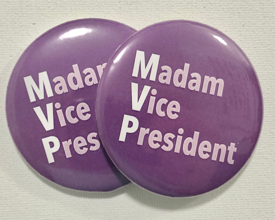 MVP Madam Vice President Kamala Harris Buttons - Etsy