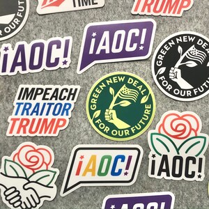 Green New Deal Stickers 2-pack - Etsy