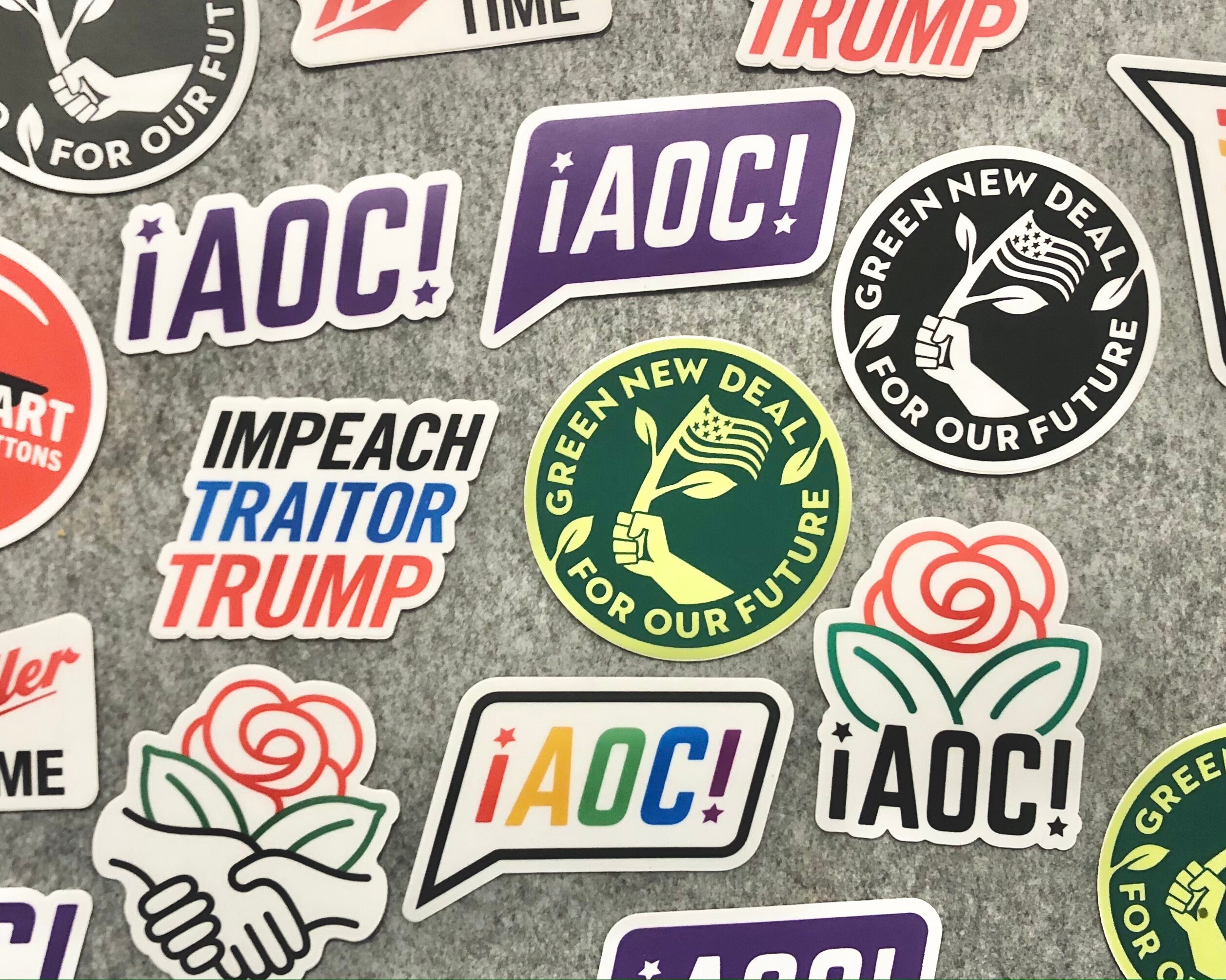 Green New Deal Stickers 2-pack - Etsy