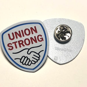 Union Strong Metal Enamel Pin - Etsy