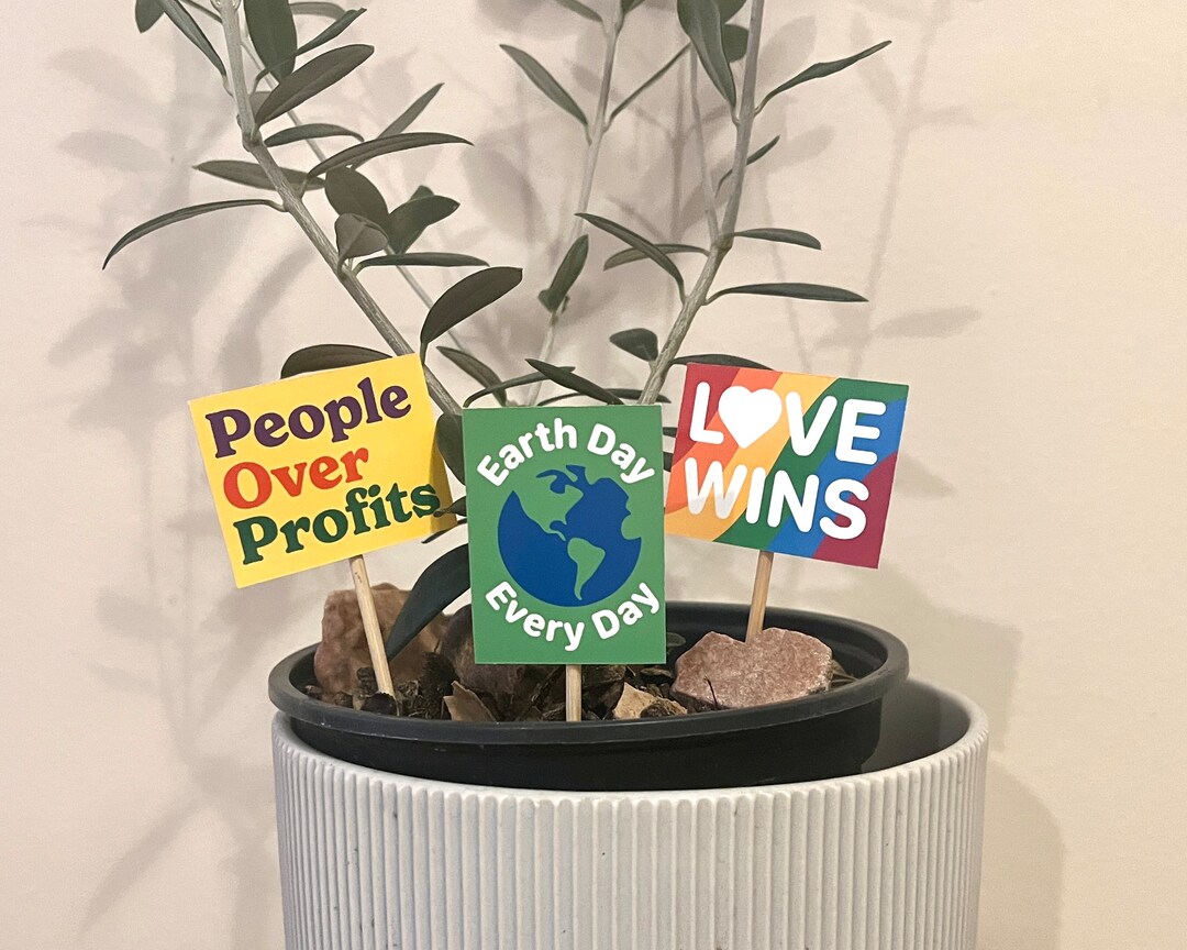 Potted Plants Mini Progressive Protest Signs - Etsy