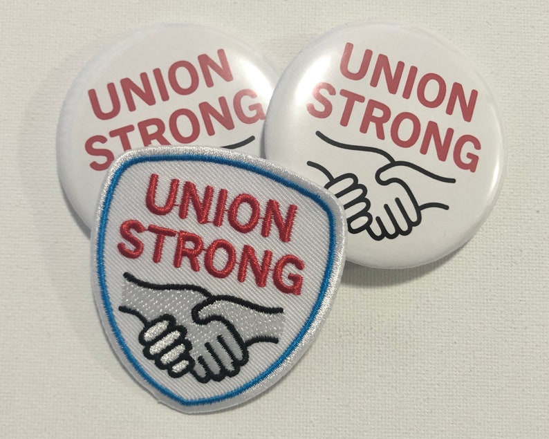 Union Strong Pro Union Patch - Etsy