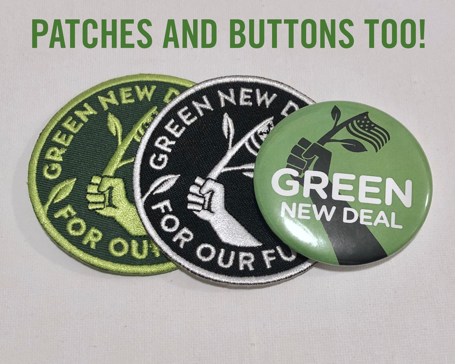 Green New Deal Stickers 2-pack - Etsy
