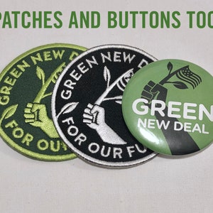 Green New Deal Stickers 2-pack - Etsy