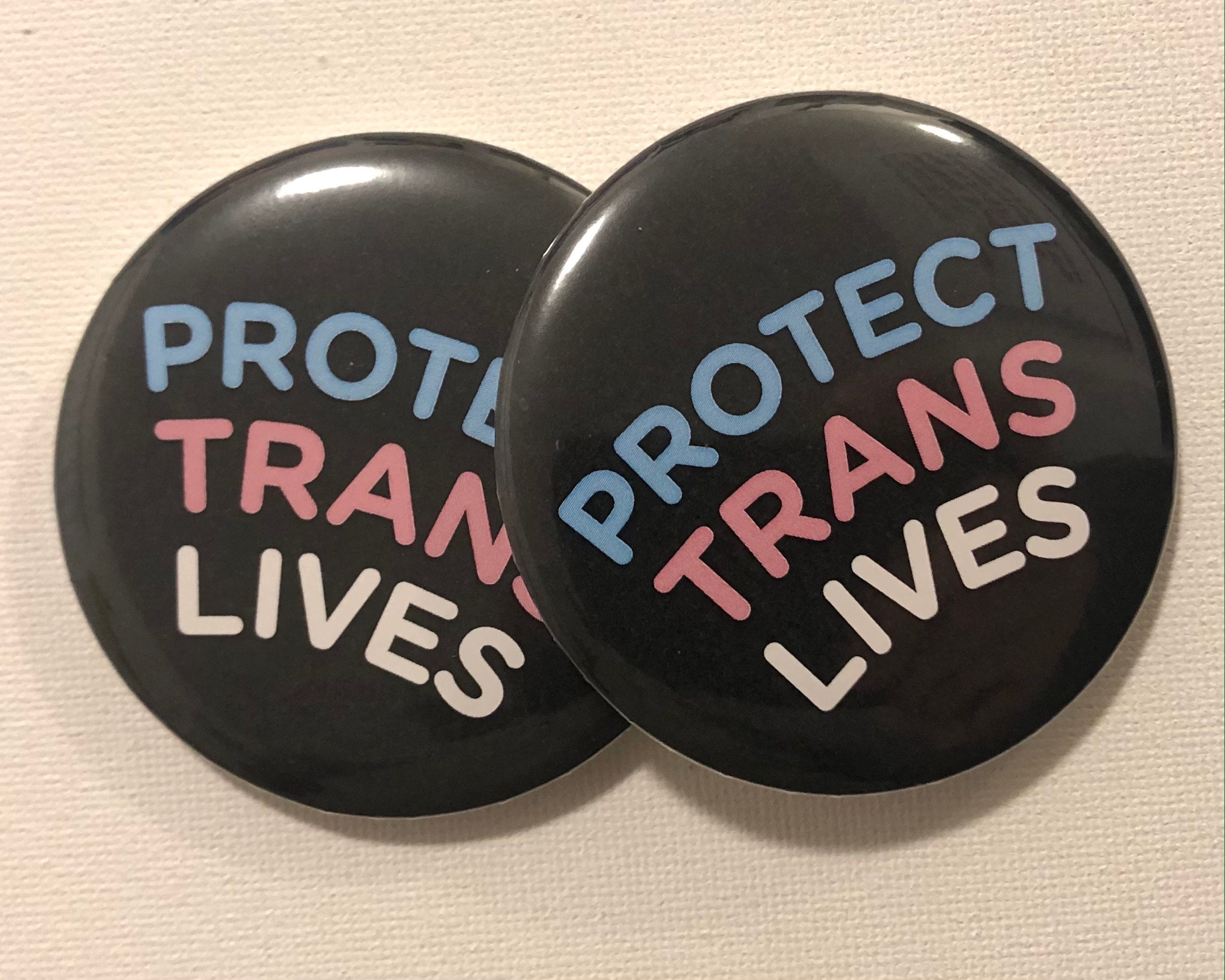 Protect Trans Lives LGBTQ Buttons - Etsy UK