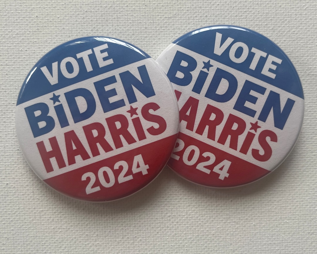 Vote Biden Harris 2024 Buttons - Etsy
