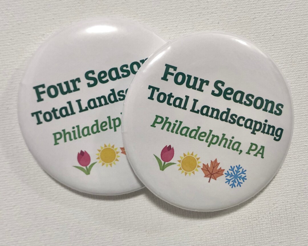 4 Four Seasons Total Landscaping Buttons - Etsy