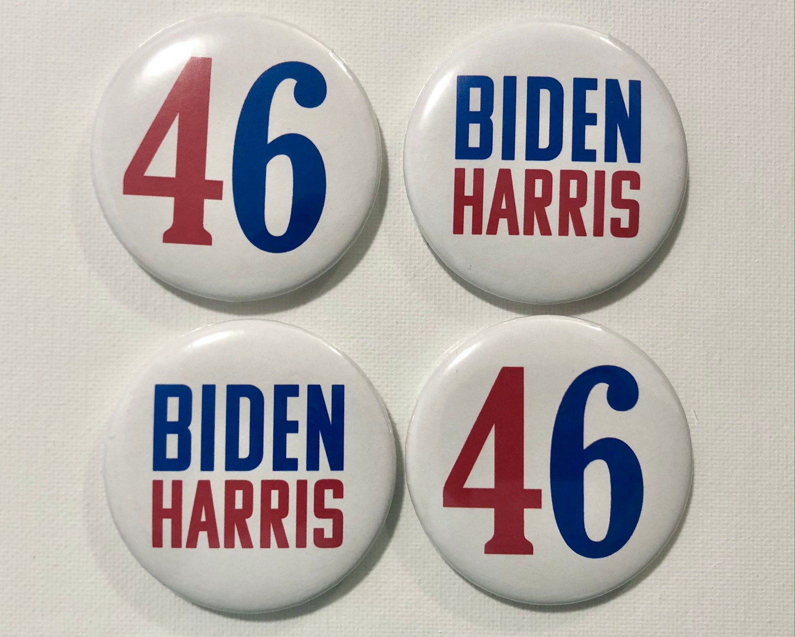 Biden Harris 46 Inauguration Buttons | Etsy