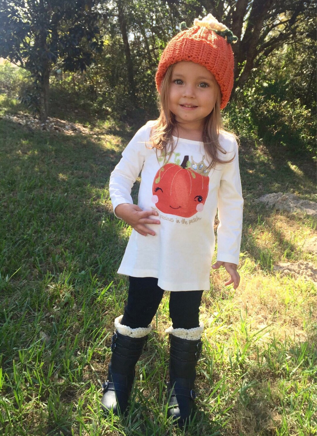 Baby Pumpkin Hat, Baby Pumpkin Beanie, Crochet Pumpkin Hat, Toddler ...