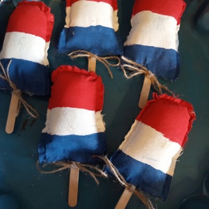 Rocket Pop Red White and Blue Popsicle Summer Bowl Filler - Etsy