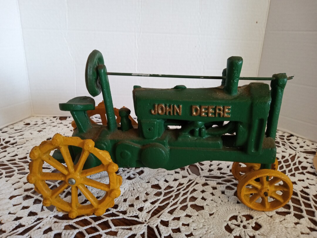 Vintage Metal John Deere Tractor - Etsy